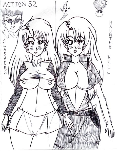 Rule 34 2girls Action 52 Breasts Cameltoe Female Haunted Hills