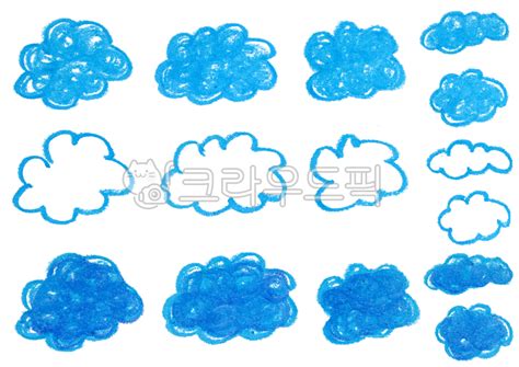 구름 구름일러스트 구름그림 Cloud 손그림 사진 이미지 일러스트 캘리그라피 Dorot작가