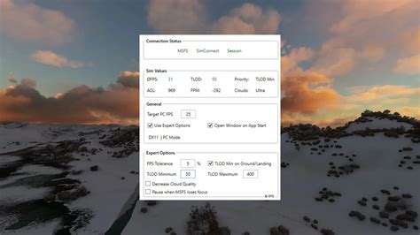 Auto FPS For MSFS Automatically Adjusts Your TLOD And Cloud Settings For Consistently Smooth
