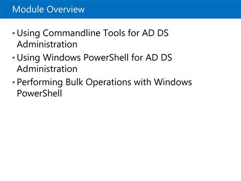 Automating Ad Domain Services Administration Ppt
