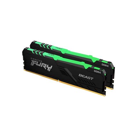 Kingston 32GB DDR4 3200MHz Kit(2x16GB) Fury Beast RGB Black ...