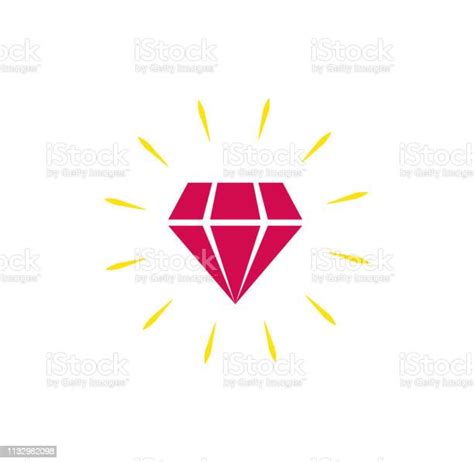 다이아몬드 아이콘입니다 고립 된 빛나는 화려한 평면 그림입니다 0명에 대한 스톡 벡터 아트 및 기타 이미지 0명 검은색 결정체 Istock