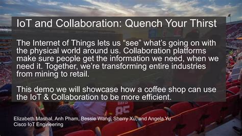 Cisco Iot And Collaboration Demo Summary Pptx Internet Of Things