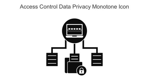 access control data privacy monotone icon in powerpoint pptx png and