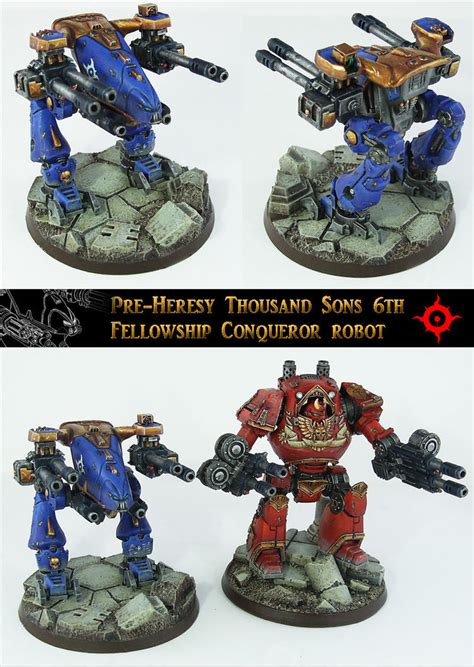 Ph Thousand Sons Conqueror Robot Up By Proiteus On Deviantart