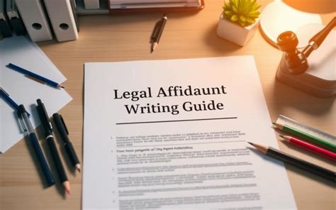 How To Write A Legal Affidavit Step By Step Guide 2025