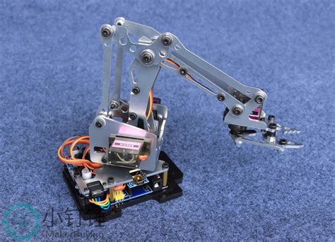 机械臂 机械手臂 Diy机械人 Arduino机械臂套件 手爪机器人 24f Snar6 小钉锤电子积木库 Powered By Hdwiki