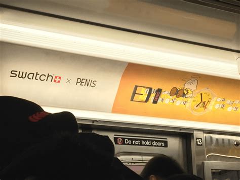 Weird Swatch Ad Spotted On Subway Rsbubby