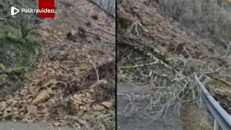 ძალიან დიდი მასაა ჩამოსული ვრცელდება მეწყერის ჩამოწოლის კადრები პალიტრა ვიდეო