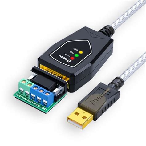 High Resolution Micro USB To RS422 RS485 Photoelectric Isolation Converter 1M DC5V ABS 24AWG
