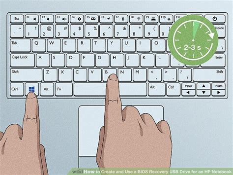 How To Create And Use A BIOS Recovery USB Drive For An HP Notebook