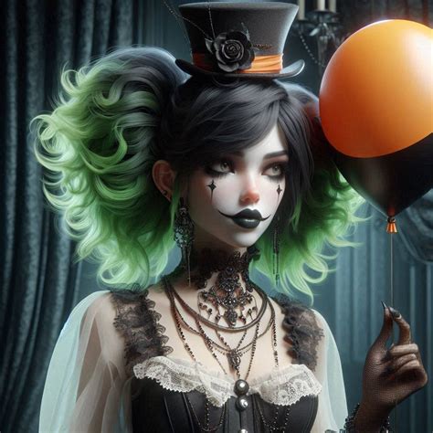 Goth Clown Beauty By Pika0786 On Deviantart