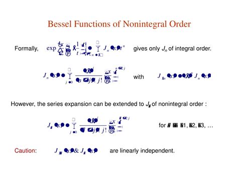Ppt 14 Bessel Functions Powerpoint Presentation Free Download Id