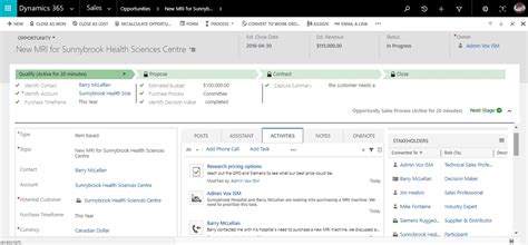 Dynamics For Sales CRM Overview Functionality And Screenshots