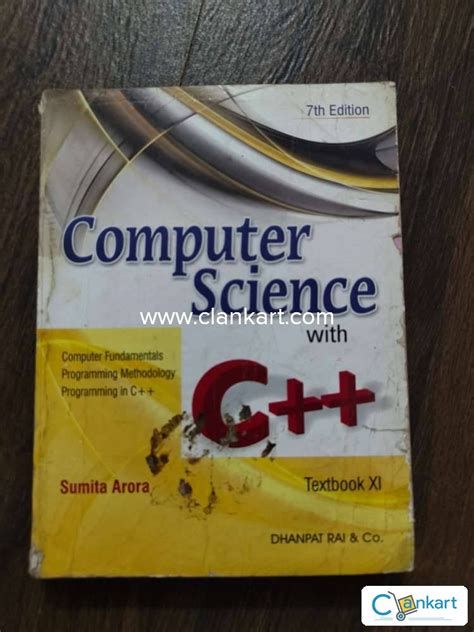 buy computer science with c for class xi book in good condition at