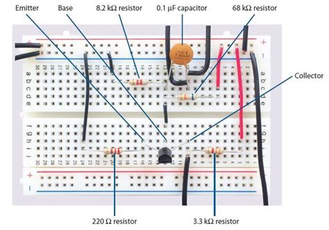 Common Emitter Amplifier Breadboard Arduino