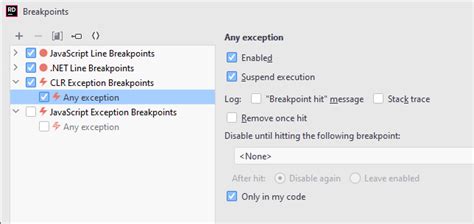 Rider Incorrect Detect Handled And Unhandled Exceptions Rider Support