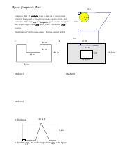 Calculating Composite Area Methods Shapes And Formulas For Course Hero