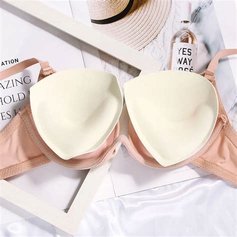 1 пара спонж купальник подкладка вкладыши усилитель груди бюстгальтер пуш ап грудь