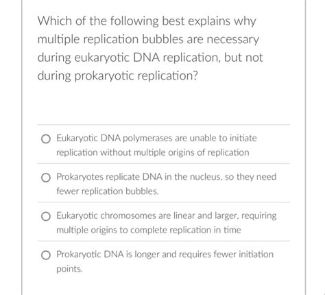 Solved Which Of The Following Best Explains Why Multiple