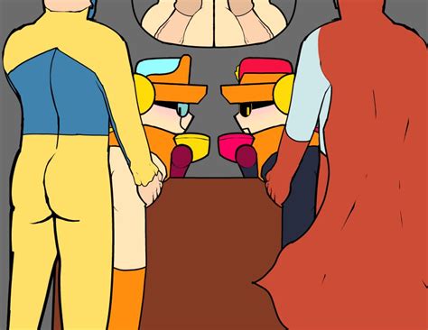 Rule 34 Ass Blush Brawl Stars Crossover Faceless Male Gay Gay Sex