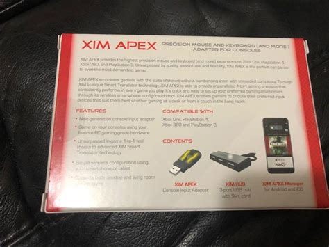 100 全新行貨 Xim Apex （實體店） 電腦＆科技 電腦周邊及配件 電腦線、轉接線及轉換器 Carousell