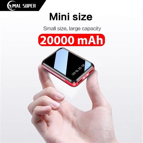 Jual Mah Mini Powerbank Fast Charging Dual Dual Usb Portable Fast Charging Digital