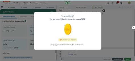 Ashok Reddy Cheluri On Linkedin Gfg Potd Day402 Q Make Binary Tree