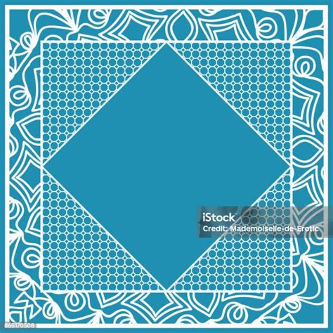 디자인 장식 프레임 절단에 대 한입니다 벡터 일러스트 레이 션 레이스 장식 테두리에 대 한 0명에 대한 스톡 벡터 아트 및 기타 이미지 Istock