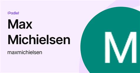 Max Michielsen Maxmichielsen Profile Padlet