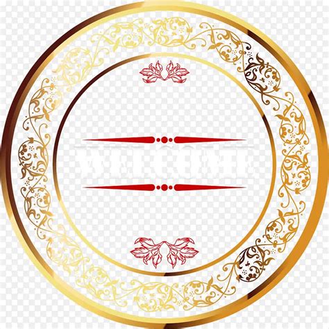 金色环形花纹背景PNG矢量元素PNG图片素材下载 图片编号ygegpkjw 免抠素材网