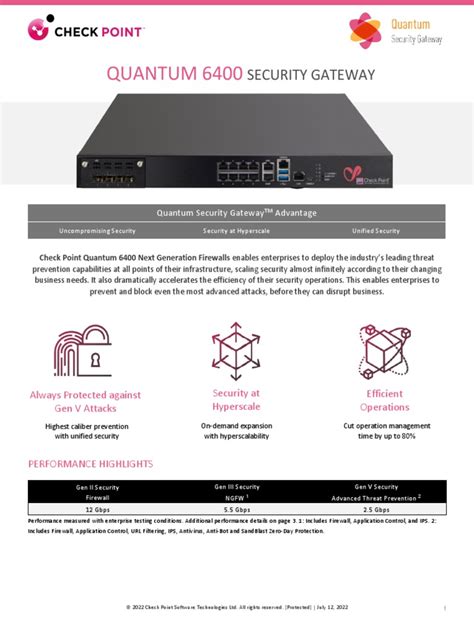 6400 security gateway datasheet pdf ip address firewall computing