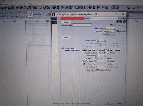Constant Power Mode Problem Lightburn Software Questions Lightburn Software Forum