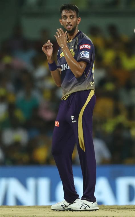 Prasidh Krishna Of Kolkata Knight Riders Reacts After Bowling A Delivery