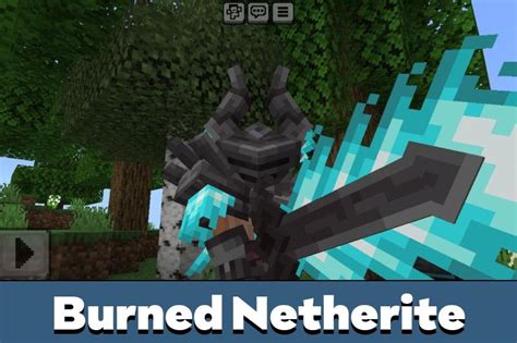 Download Burned Netherite Mod For Minecraft Bedrock Edition