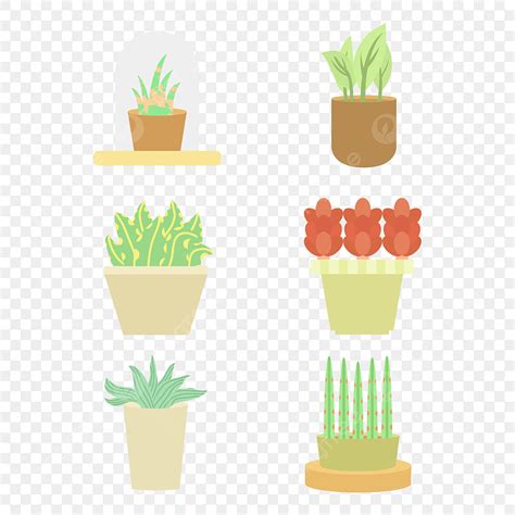 녹색 화분 스티커 초록 식물 화분에 심은 식물 Png 일러스트 및 벡터 에 대한 무료 다운로드 Pngtree
