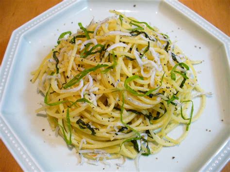 しらすと青じその葉のスパゲティの献立 節約レシピ～一汁三菜～ とくっちcom