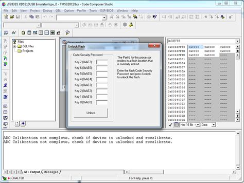 How To Unlock Flash Of Tms320f28335 C2000 Microcontrollers Forum C2000™︎ Microcontrollers