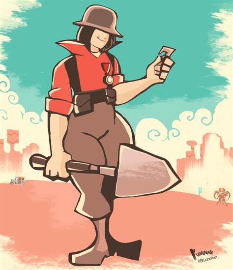 Female Tf2 Scout Fan Art
