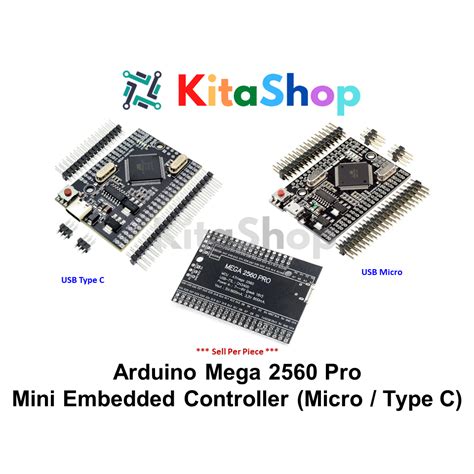 Arduino Mega 2560 Pro Mini Embedded Controller Micro Type C
