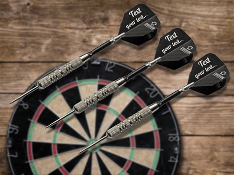 Dartpfeile Mit 3 Fach Gravur