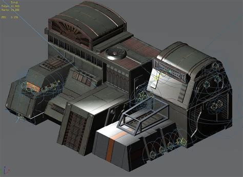Space Arsenal Futuristic Space Station 3d Model Cgtrader