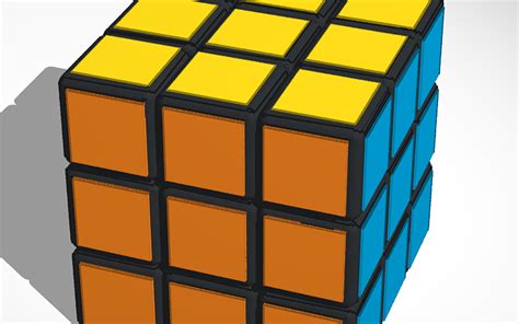 3d Design Rubiks Cube Tinkercad