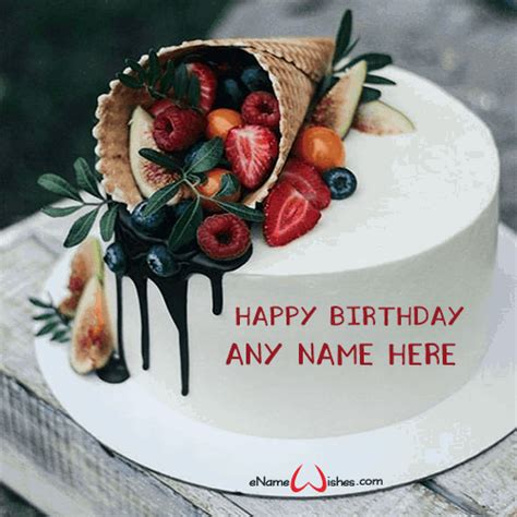 Name Edit Birthday Wishes With Name Name Birthday Cakes Write Name On Cake Images