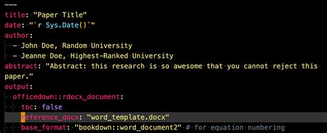 6 Rmarkdown Word Reproducible Research Projects And Journal Articles With R
