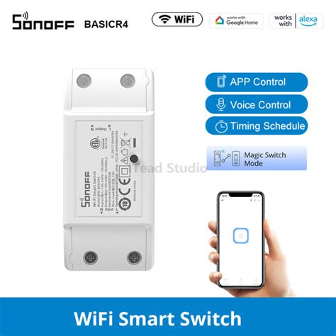 Itead Sonoff Basicr4 Wifi Switch New Esp32 Chip Smart Switch Magic