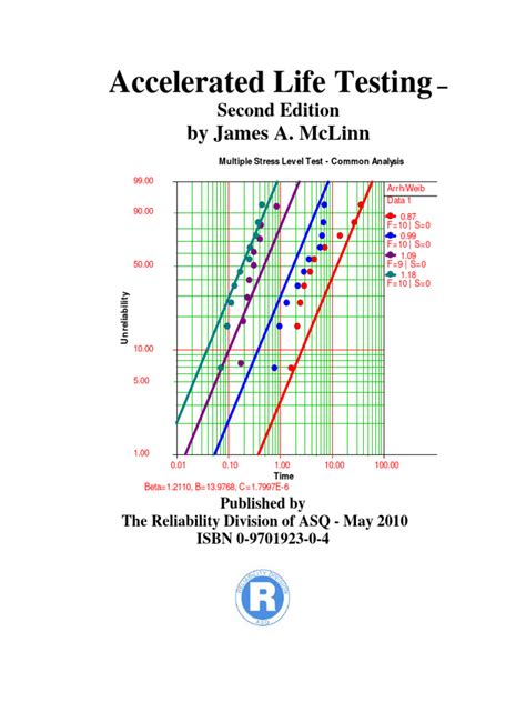Accelerated Life Testing 2nd Ed Pdf Reliability Engineering Engineering