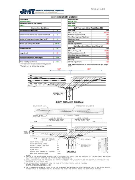 Intersection Sight Distance Pdf Infrastructure Road Infrastructure