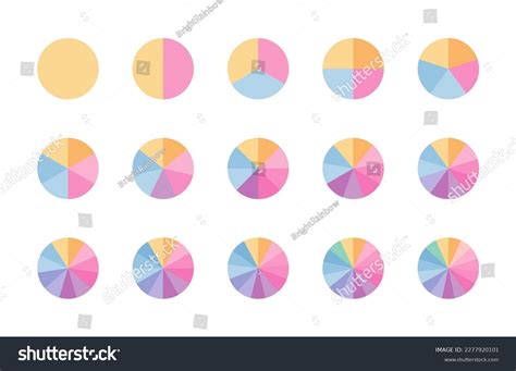 Pie Diagram Round Scheme Sectors Circle Stock Vector Royalty Free 2277920101 Shutterstock