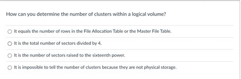 Solved How Can You Determine The Number Of Clusters Within A